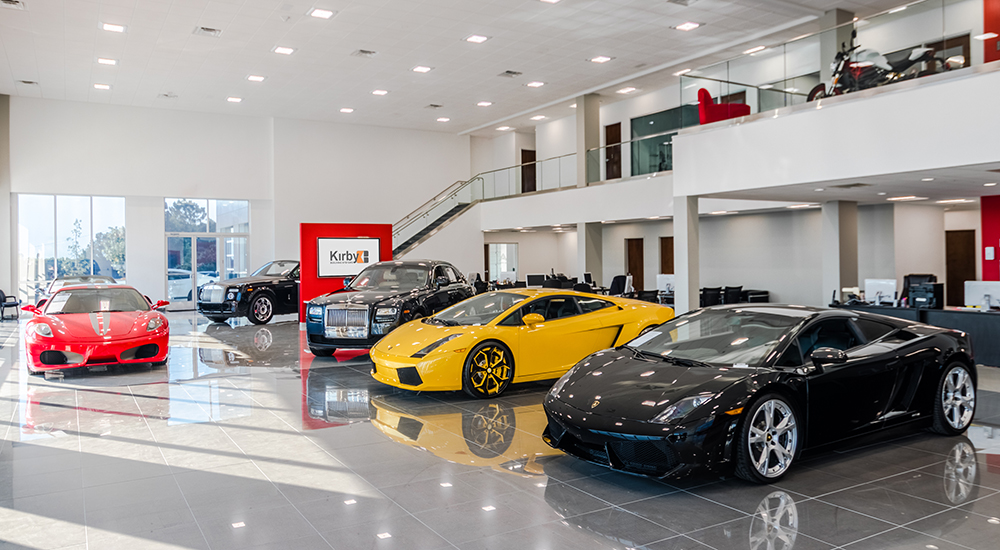 Atlanta Auto Metal Building: Curved Facade | Kirby Building Systems