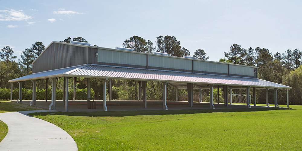 Young Life Basketball Pavilion Steel Building | Kirby Building Systems