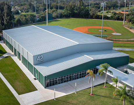 Jackie Robinson Indoor Training Building | Kirby Building Systems