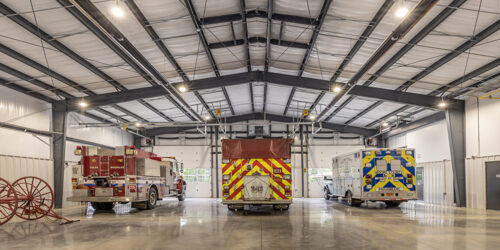 Cypress Pointe Fire & Rescue | Fire Station Metal Building | Kirby ...