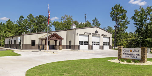 Cypress Pointe Fire & Rescue | Fire Station Metal Building | Kirby ...